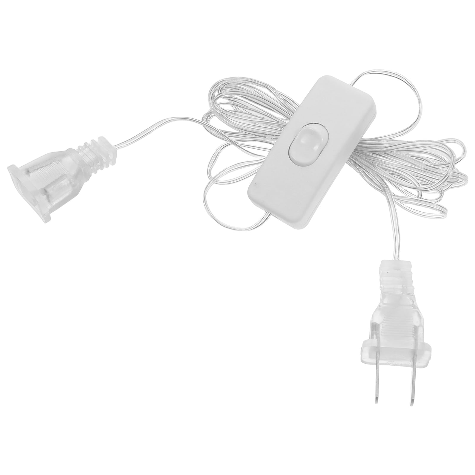Transparent PVC Extension Cord for LED Lights 5M for Christmas and ...