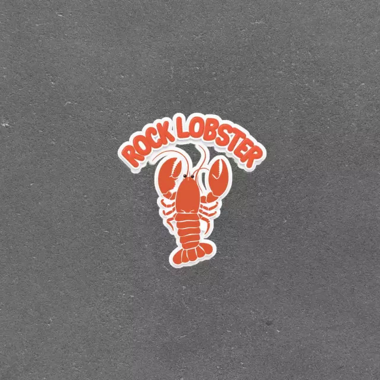 Rock Lobster Seafood Restaurant Logo Sticker Decal For Business ...
