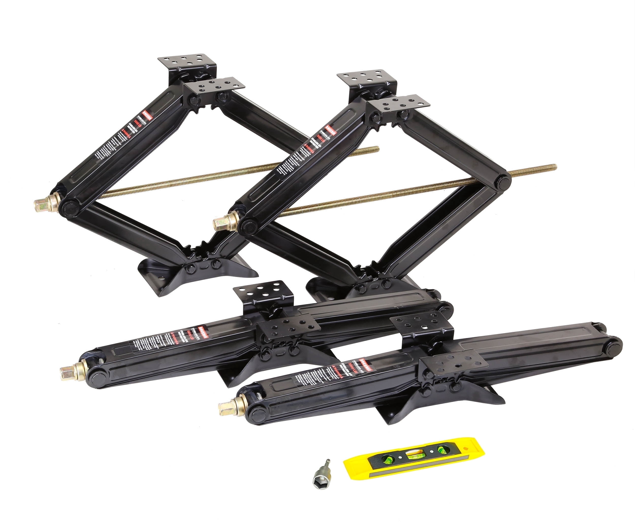 "Rock-Man RV Camper Trailer Support Stabilizer Leveling Scissor Jacks ...