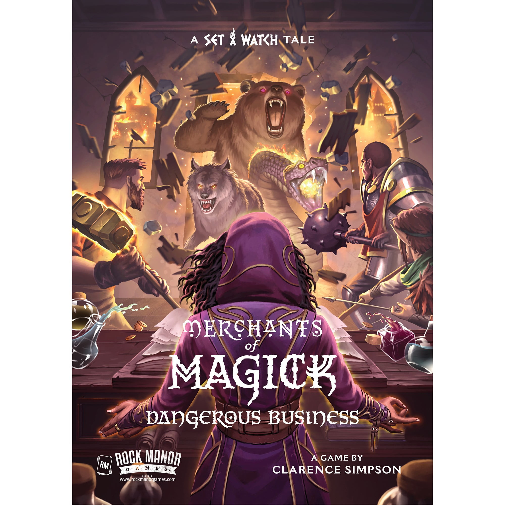 Rock Manor Games: Merchants of Magick - Dangerous Business - Expansion ...