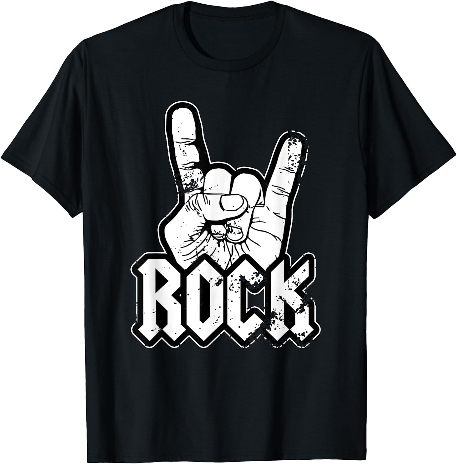Rock Music Devil Horns Festival Band Metalhead Rock T-Shirt - Walmart.com