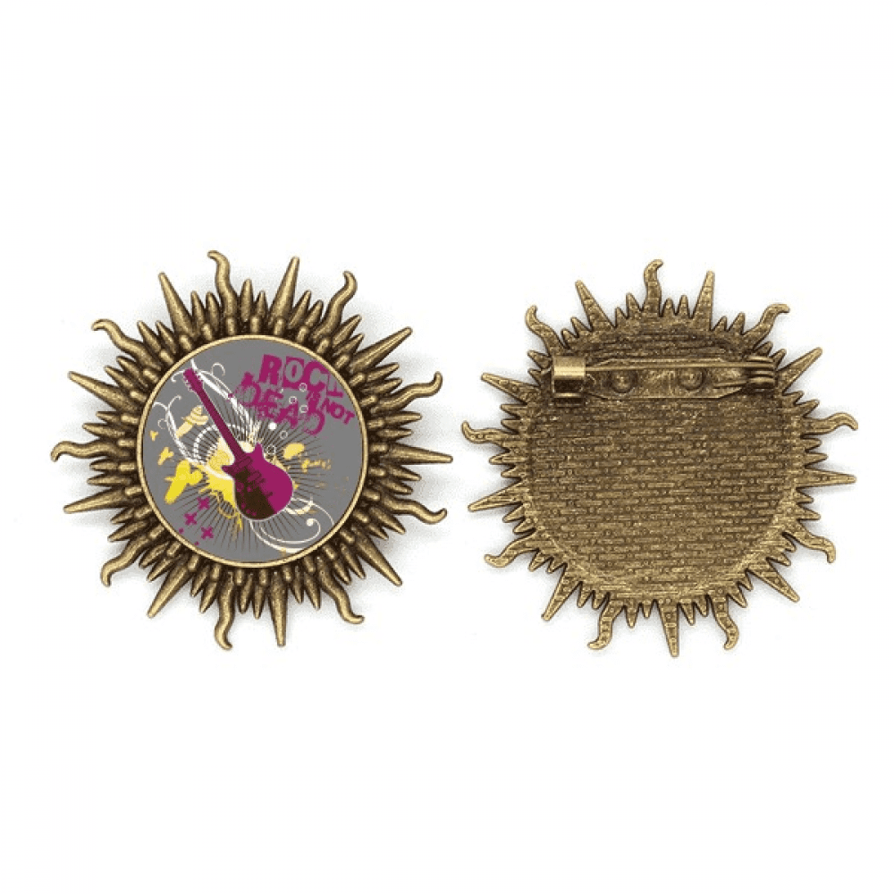 Rock Music Guitar Music Instrument Metall Sonne Brosche Haken Pin ...