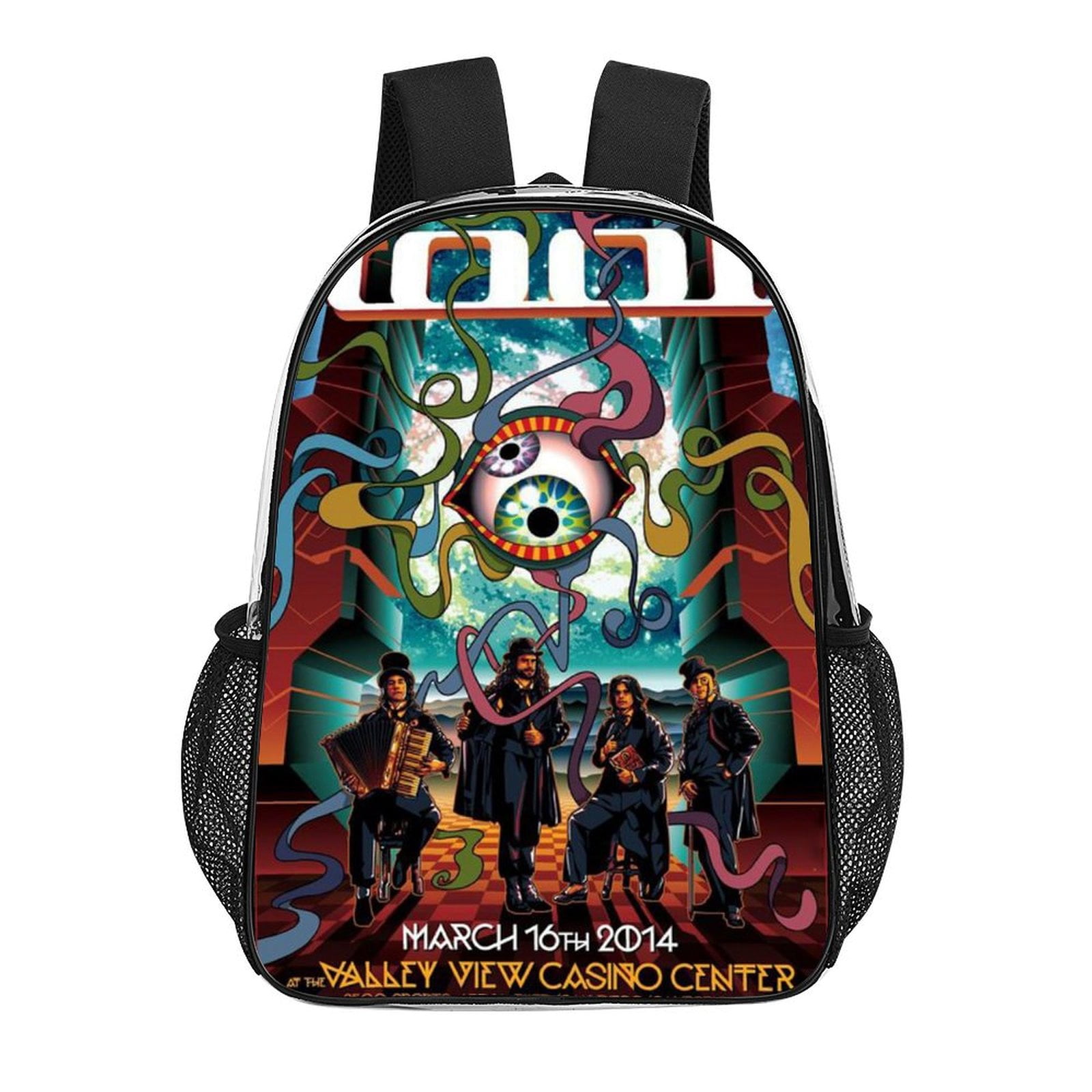 Rock Music Tool Band Clear Backpack Transparent Bag 17 Inch Large ...