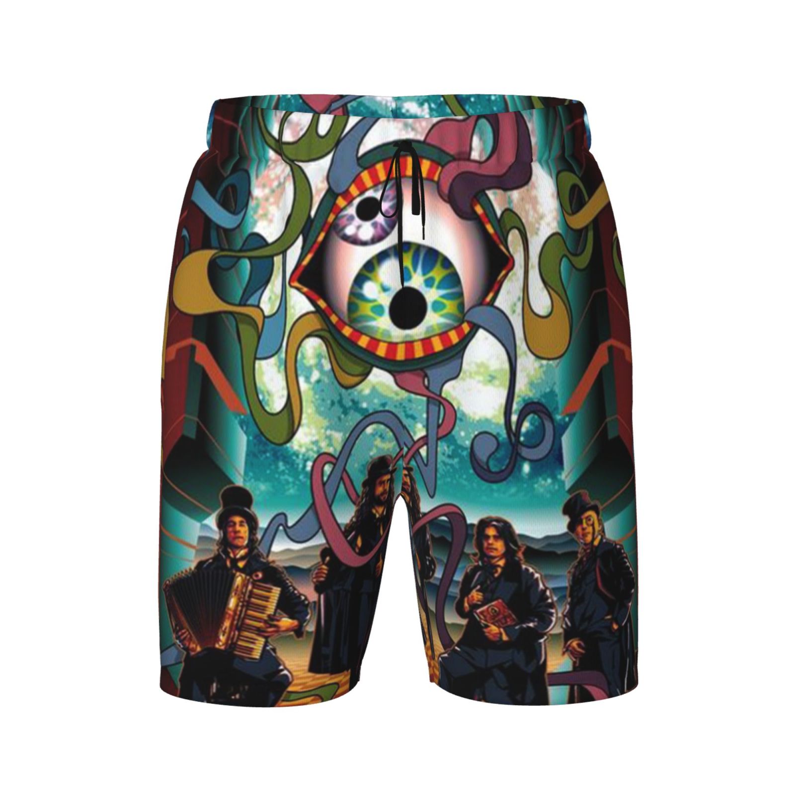 Rock Music Tool Band Teen Swim Trunks Summer Beach Board Shorts Double ...