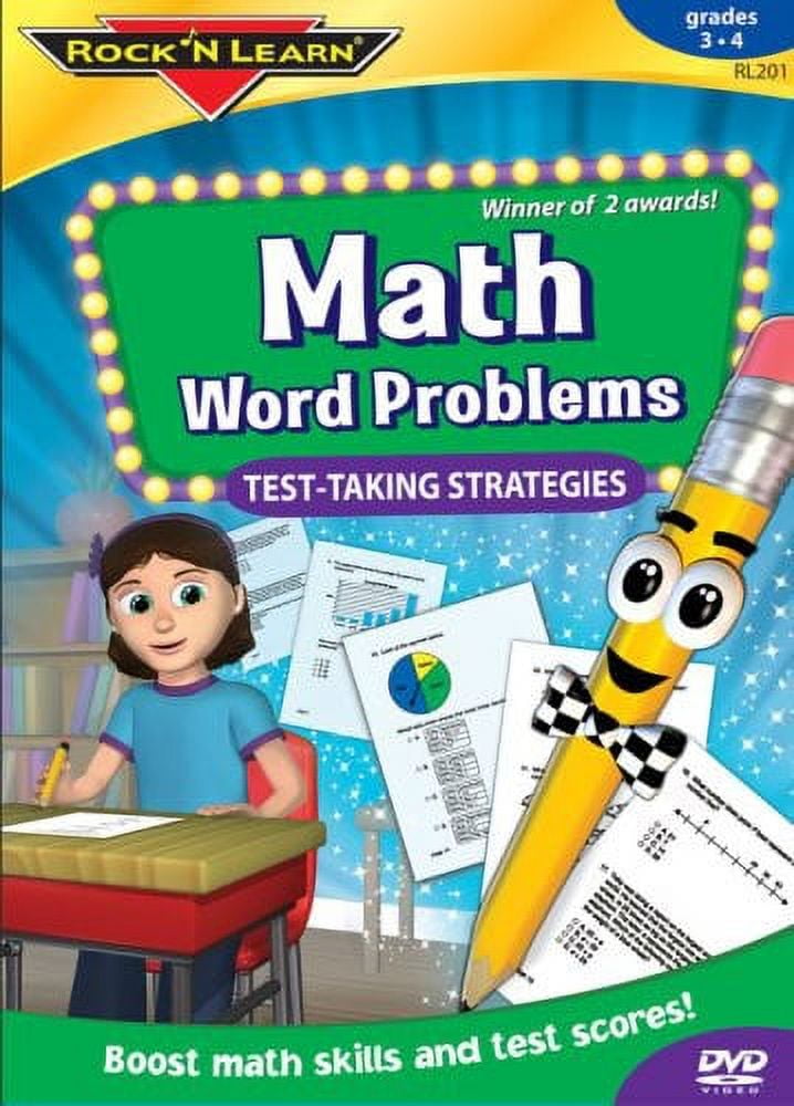 Rock N Learn RL-201 Math Word Problems Test Taking Strategies Dvd Gr 3 ...