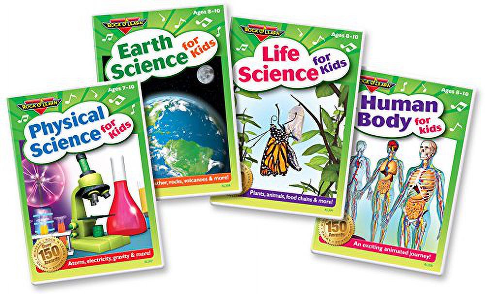 Pre-Owned Rock N Learn RL306 Math & Science 10 DVD Collection - Walmart.com