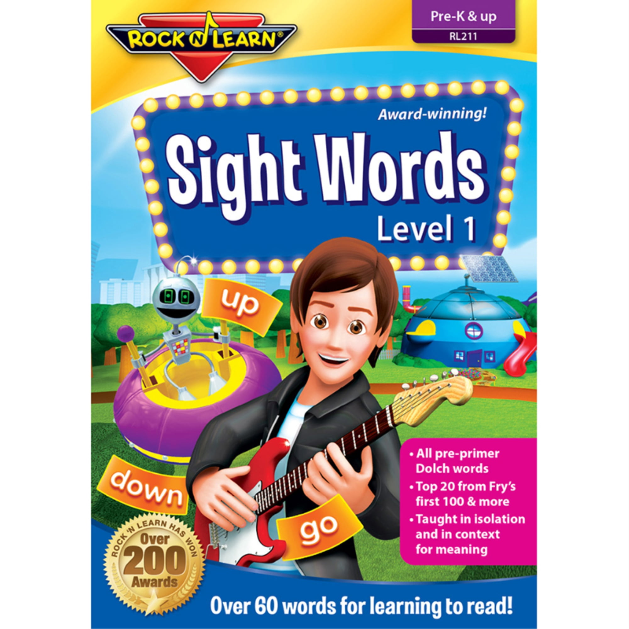 Pre-Owned Rock N Learn: Sight Words Level 1 (DVD) - Walmart.com