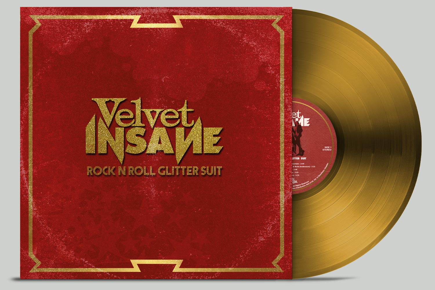 Velvet Insane Rock 'N' Roll Glitter Suit (Gold Vinyl) (Vinyl Record ...