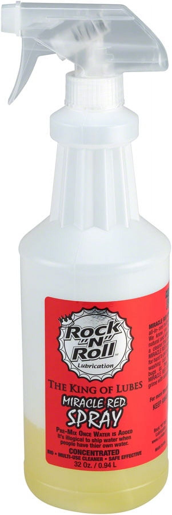 Rock-N-Roll Miracle Red Degreaser Spray Concentrated: 32oz Bottle ...