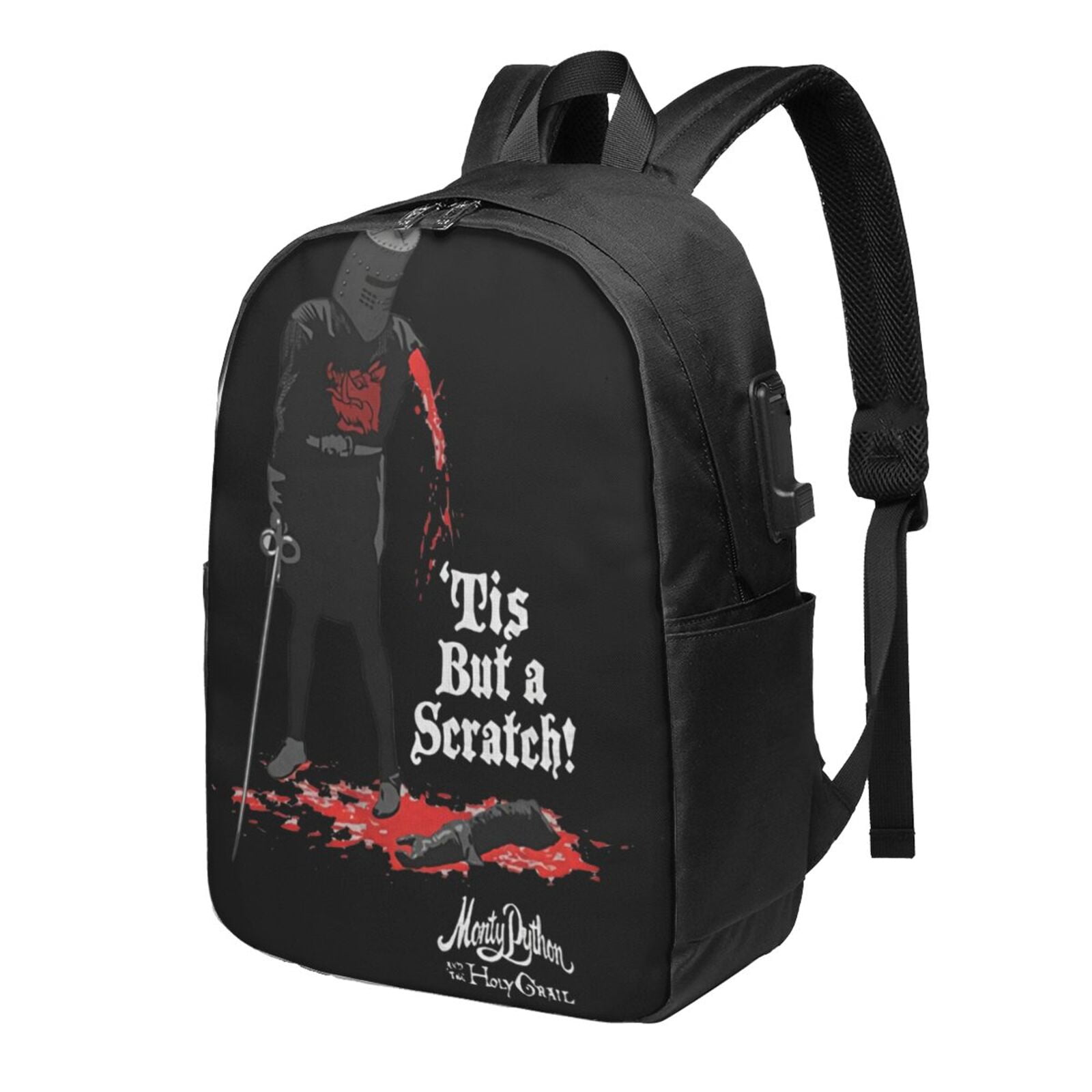 Rock Off Monty Python 'Tis But A Scratch' Backpack Fashion Travel ...
