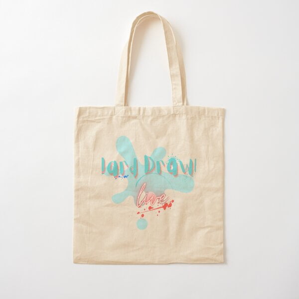 Rock Out In Style: The Official Hard Drawn Live Cotton Tote Bag Canvas ...