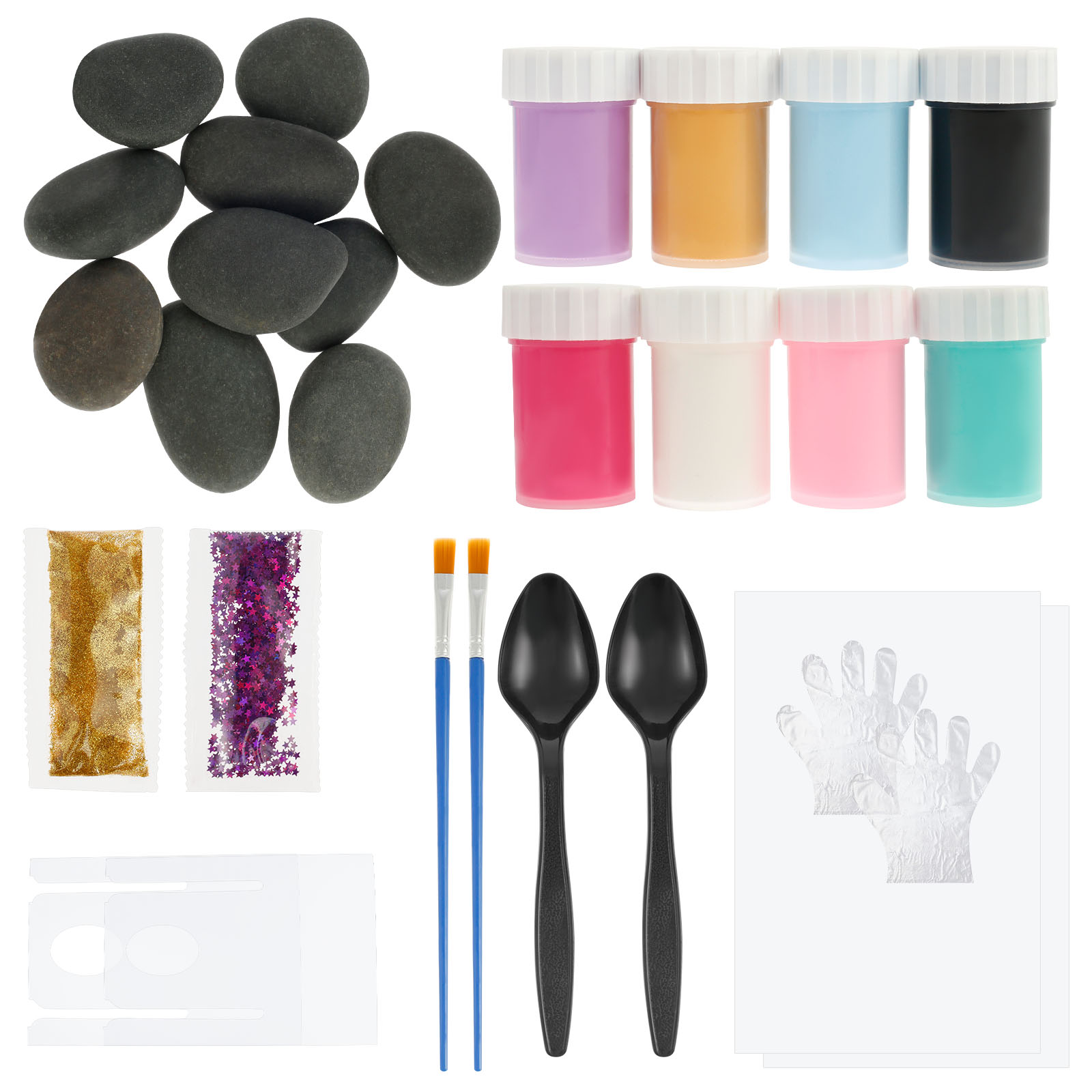 Rock Painting Kit Creative DIY Rock Painting Art Kit Fun Kids Rock ...