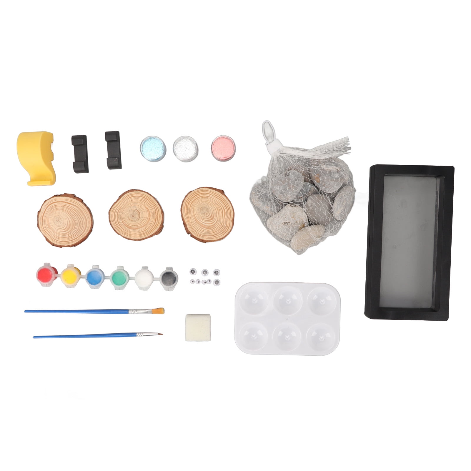 Rock Painting Kit for Kids DIY Handcraft Promote Hand Eye Coordination ...