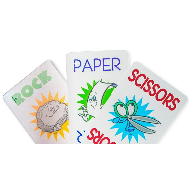 Rock Paper Scissors Fun Braille Card Game - Walmart.com