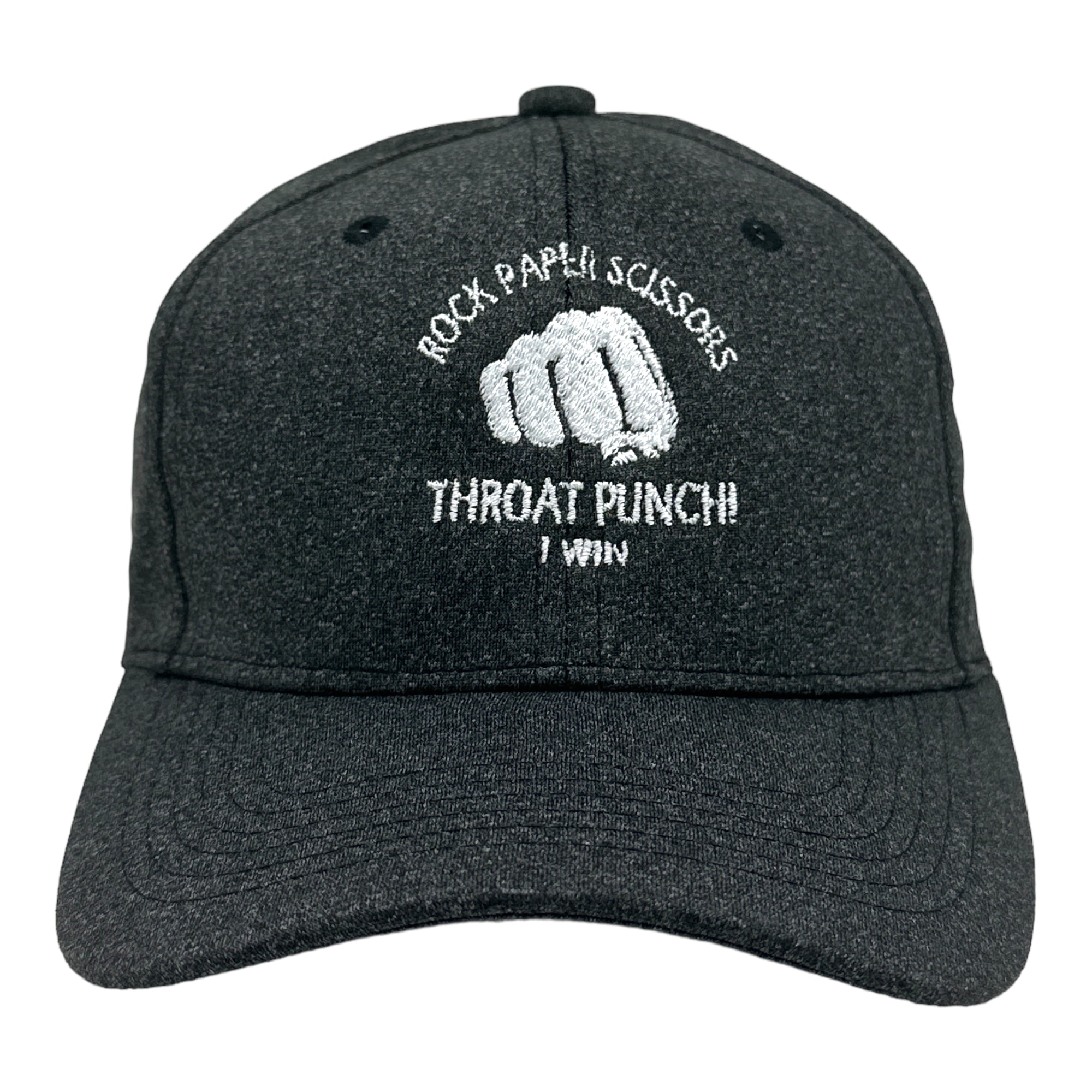 Rock Paper Scissors Throat Punch Hat Funny Game Novelty Cap - Walmart.com