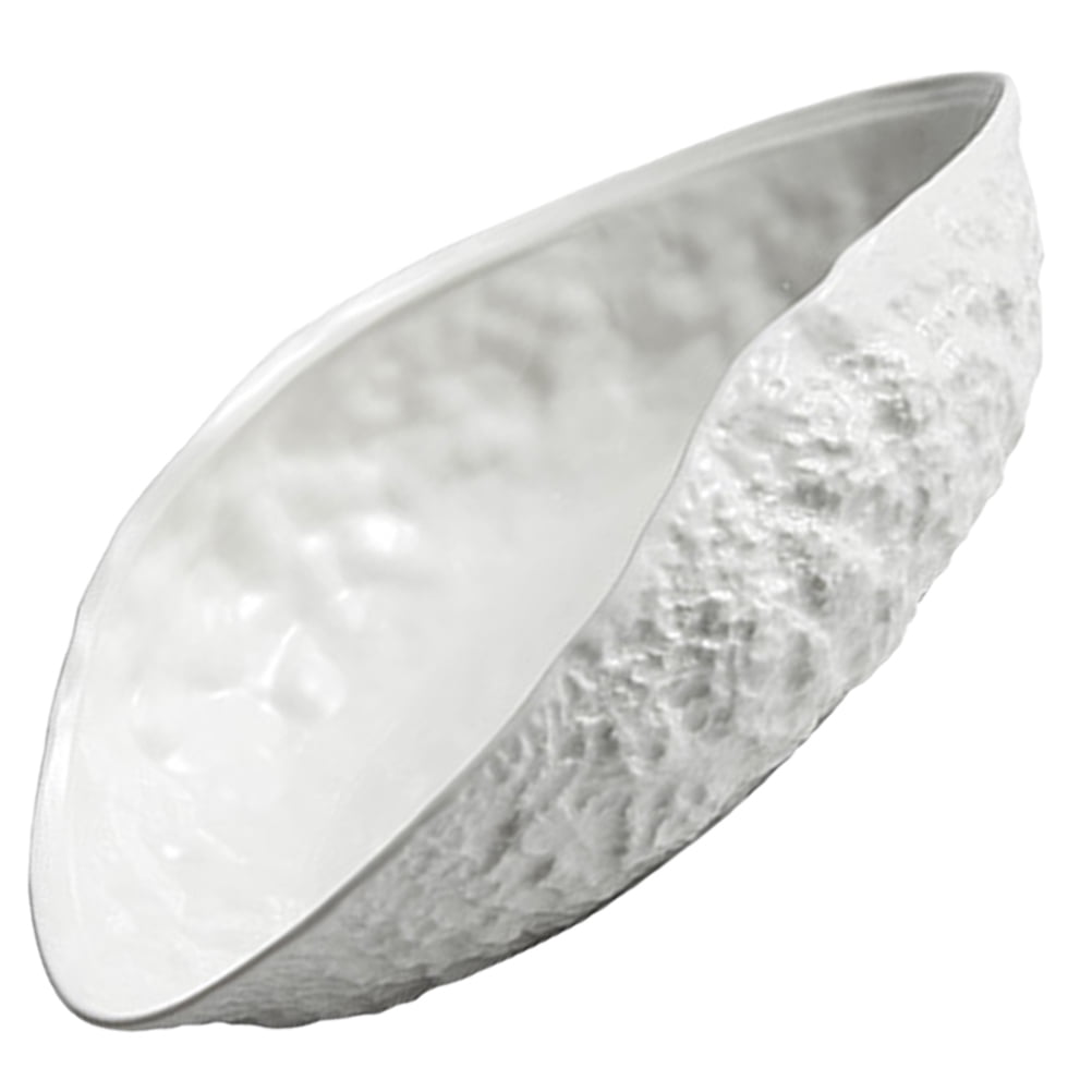 Rock Pattern Shell High-end Plate Ceramic Seashell Shaped Dish Fruits ...