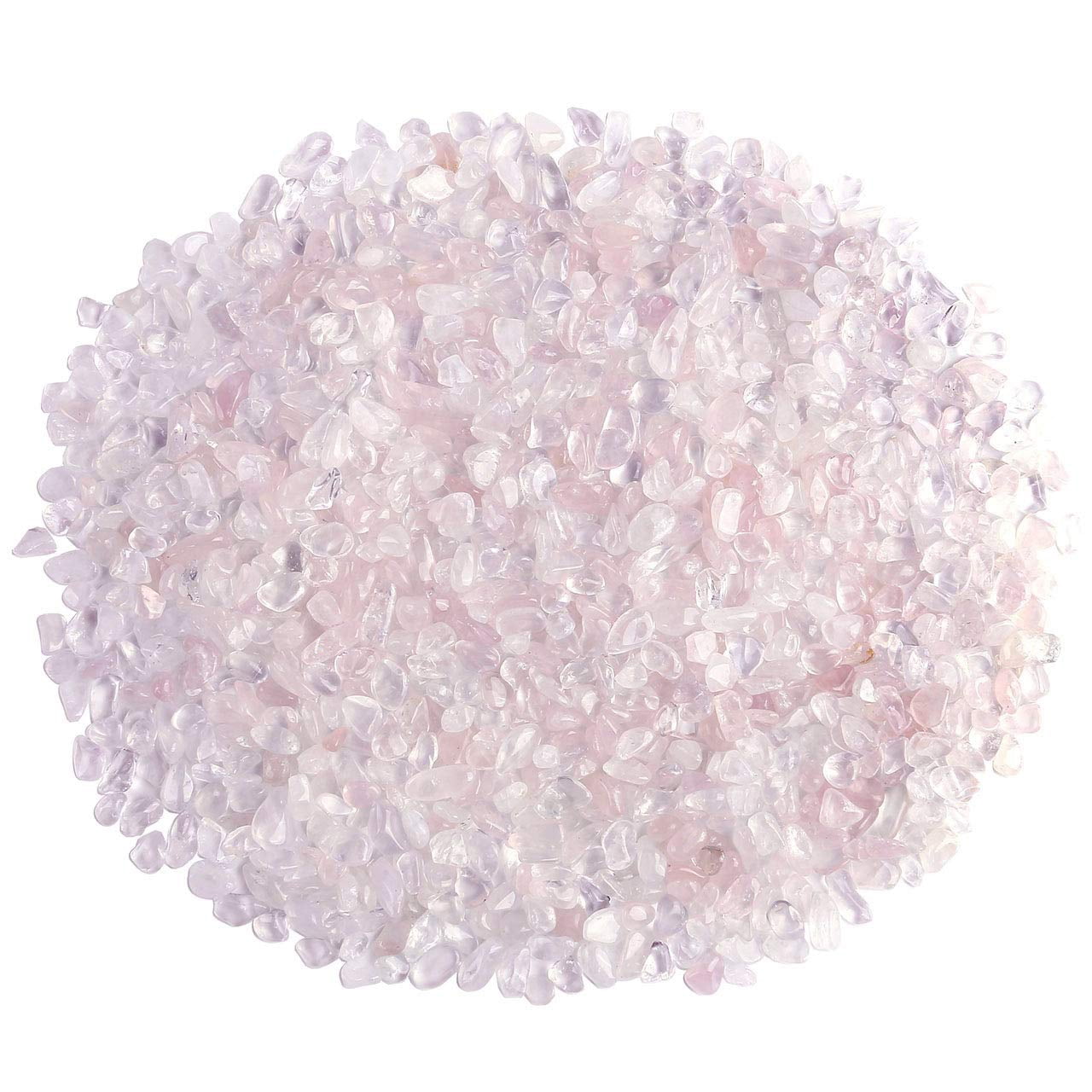 Rock Quartz Tumbled Chips Stone, Joyouann 1 Pound 5-7mm Gemstone Chips ...