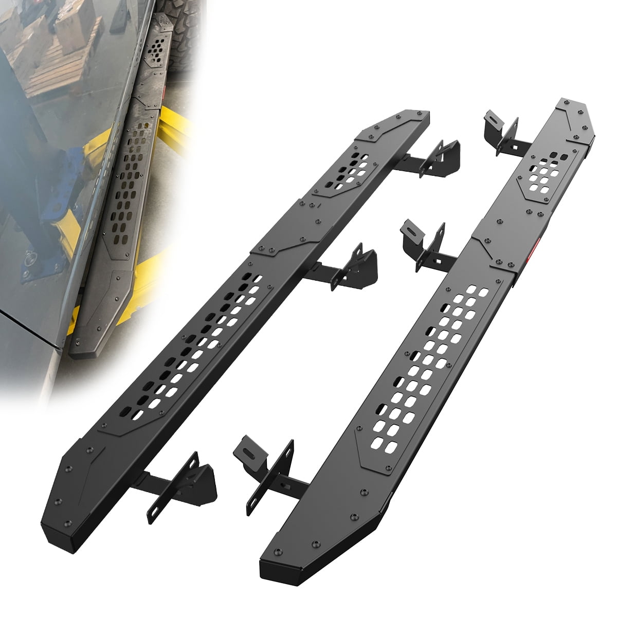 Rock Rail Side Steps Running Boards Nerf Bars for 2021-2023 Ford Bronco ...