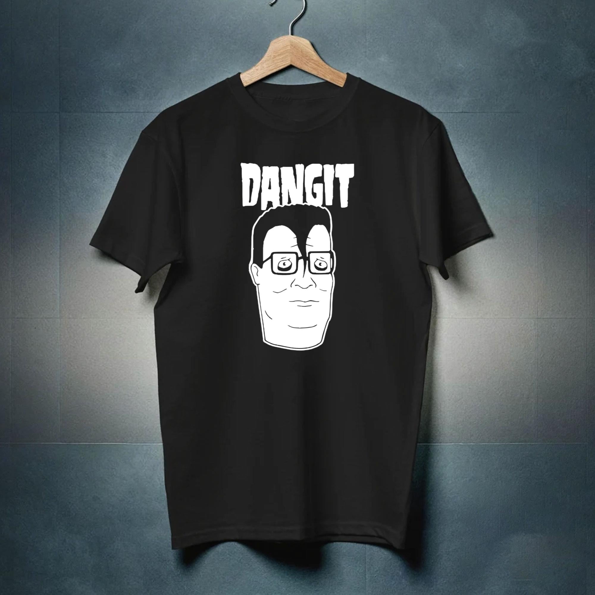 Rock Rebel Dad Shirt – Funny BBQ Graphic Shirt, Cartoon Humor Style ...