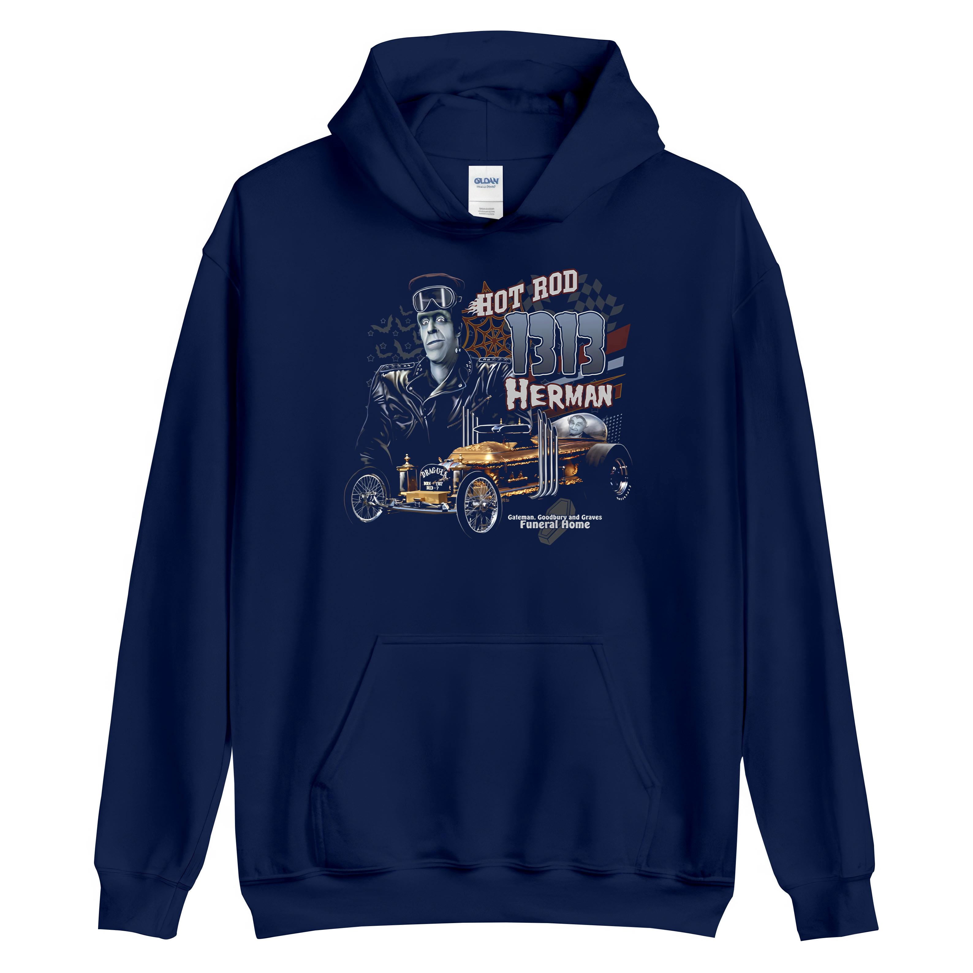 Rock Rebel The Munsters Hot Rod Herman T-Shirt-TH28104 - Walmart.com