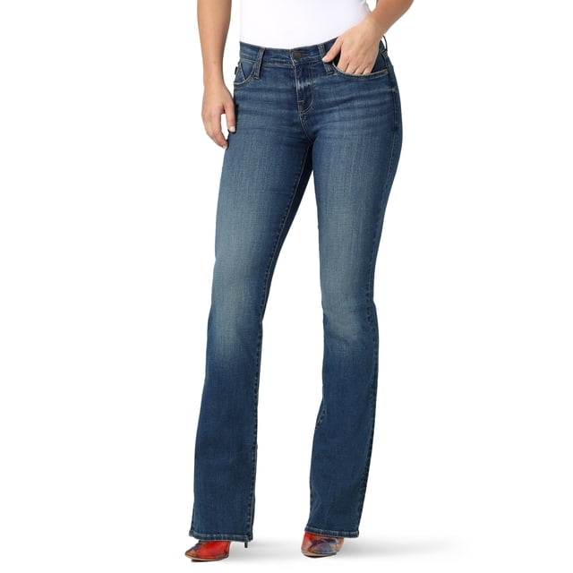 Rock & Republic Womens Denim Kassandra Mid Rise Bootcut Jean - Walmart.com