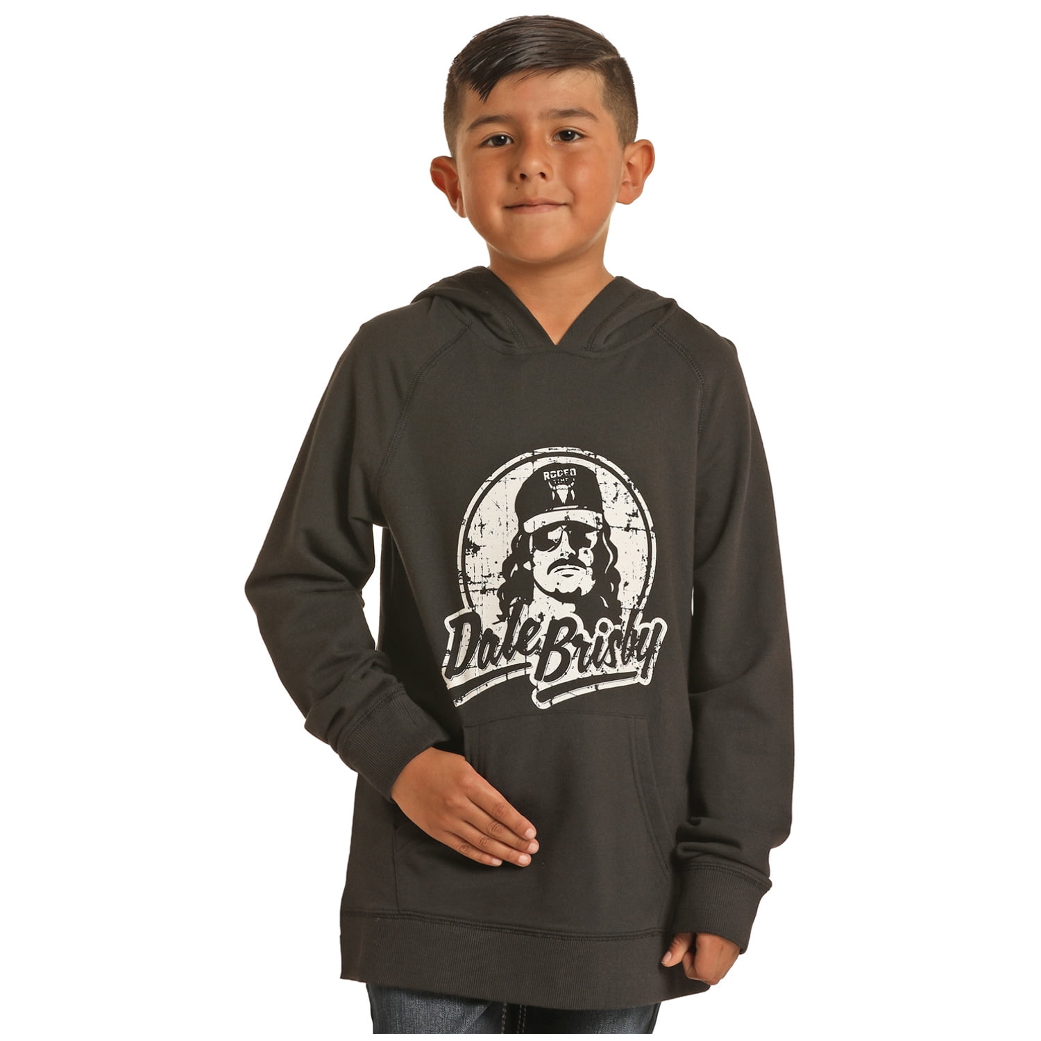 Rock Roll Boy's Dale Brisby Black Hoodie RRBT94R066-01 - Walmart.com