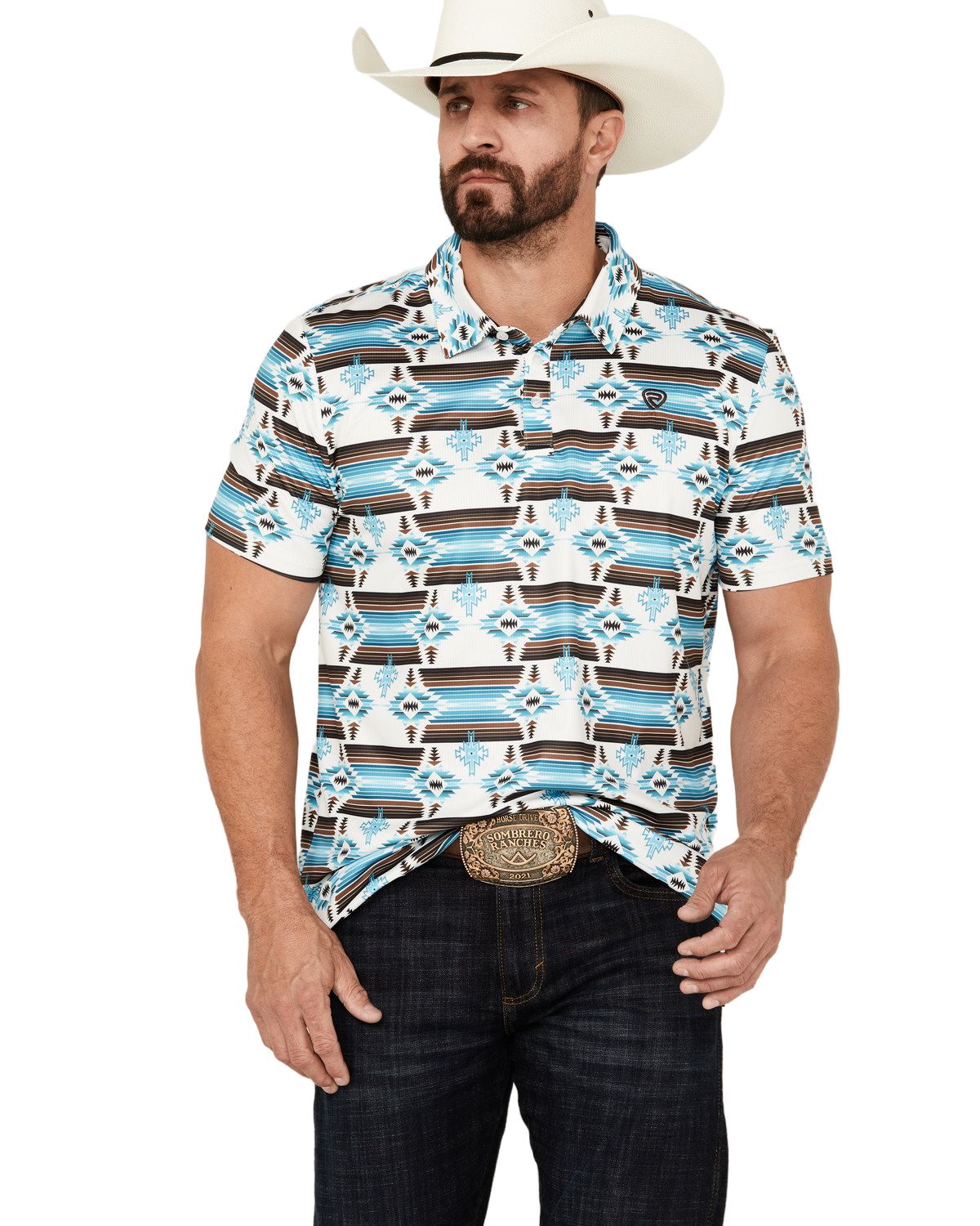 Rock & Roll Denim Men's And Boot Barn Southwestern Print Short Sleeve ...