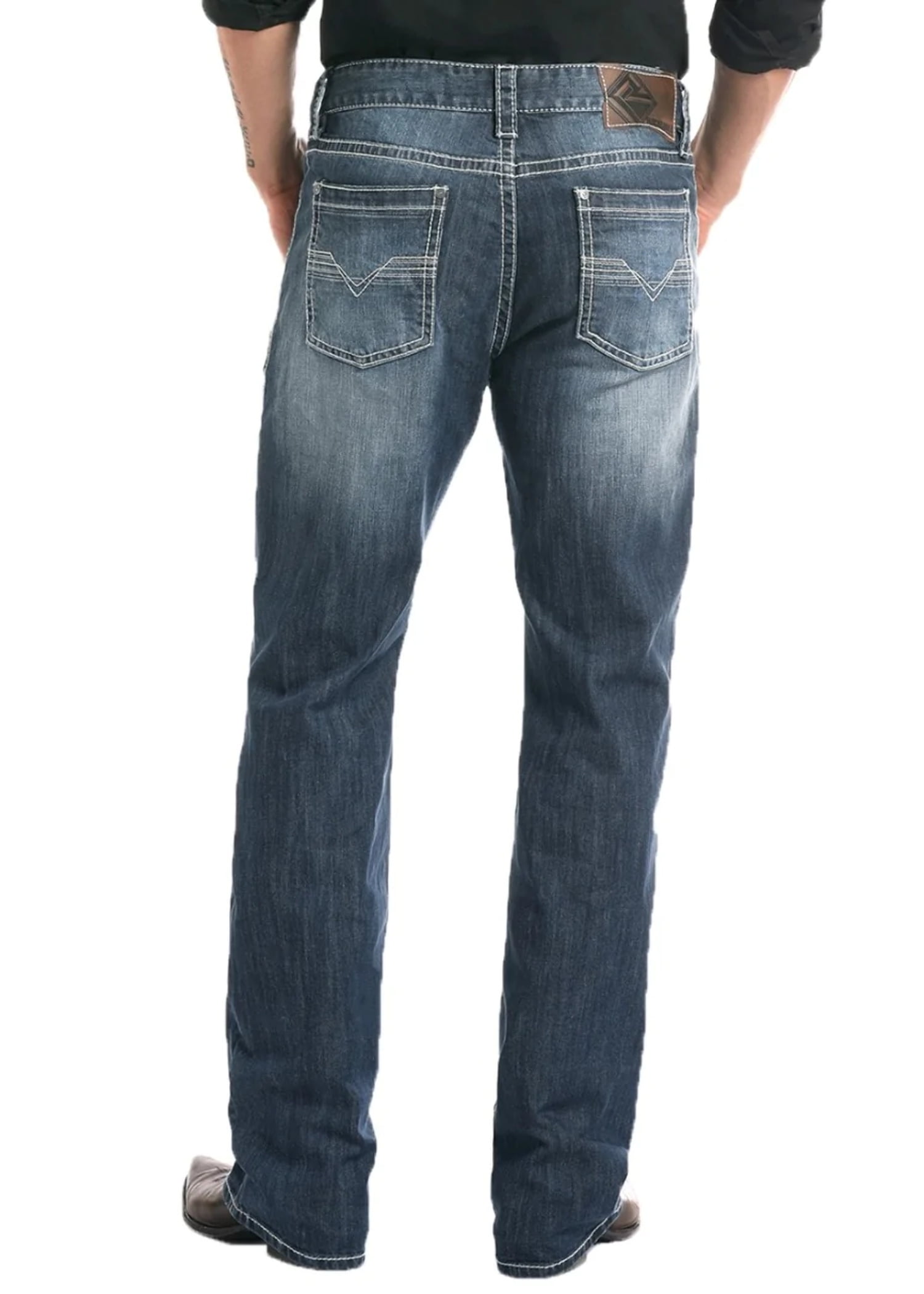 Rock & Roll Denim Men's And Reflex Double Barrel Straight Leg Jeans ...