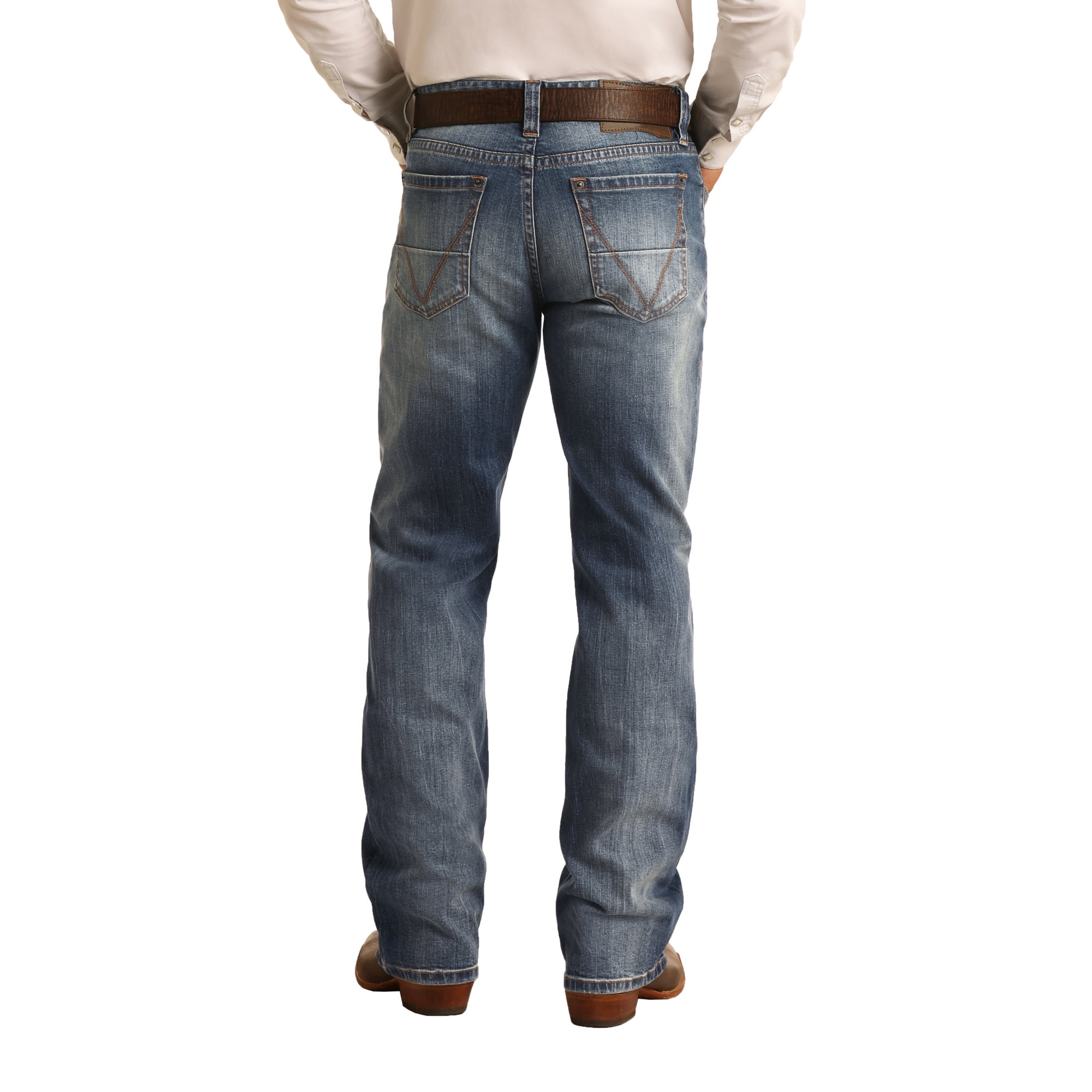 Rock Roll Denim Men's Double Barrel Jeans M0S4247 - Walmart.com