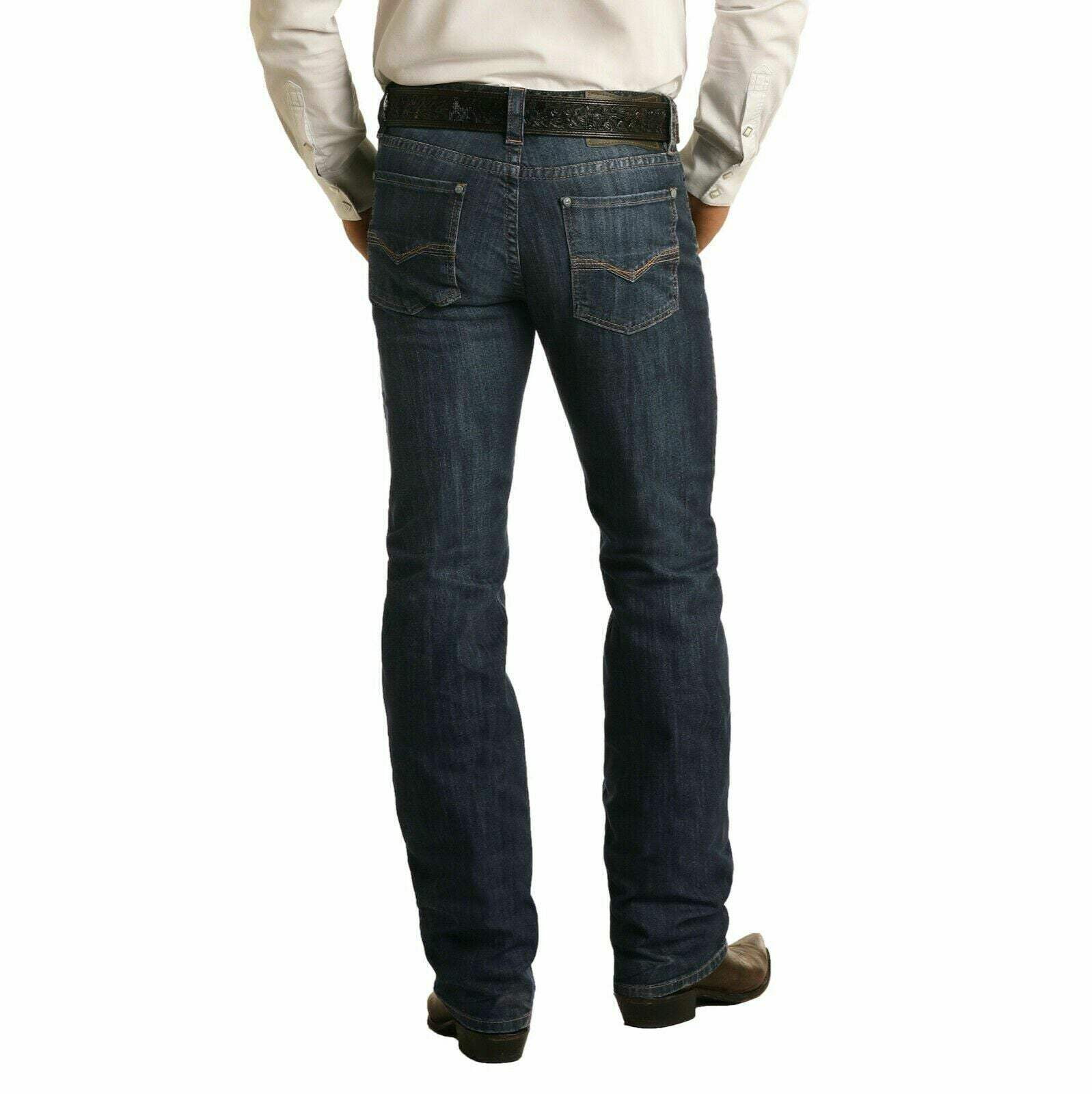 Rock Roll Denim Men's ReFlex Revolver Slim Straight Jeans M1R6205 ...