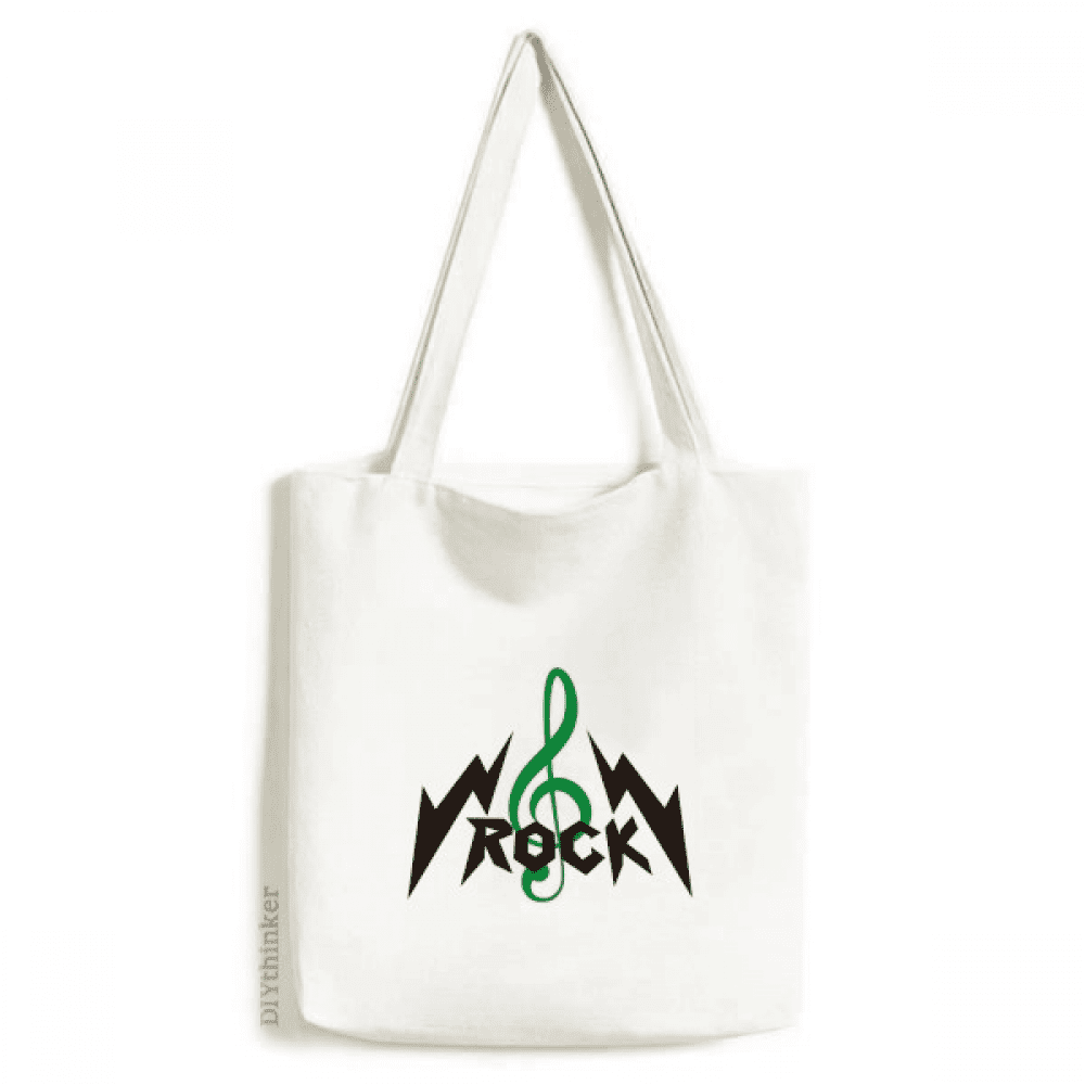 Rock Roll High Notes Intense Tote Canvas Bag Shopping Satchel Casual ...