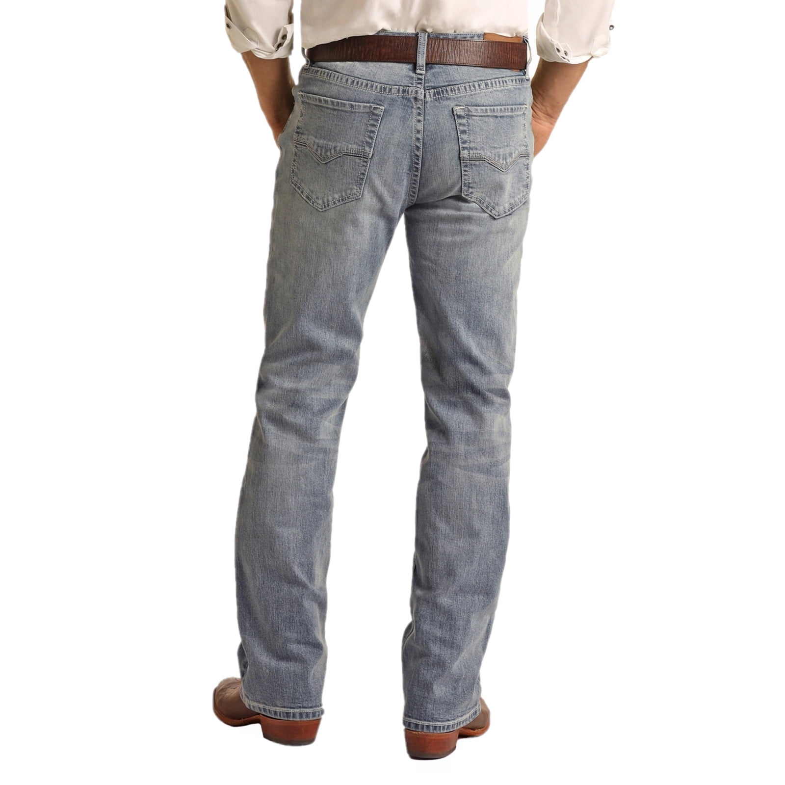 Rock Roll® Men's Vintage '46 Bootcut Denim Jeans RRMD0SRZS6 - Walmart.com