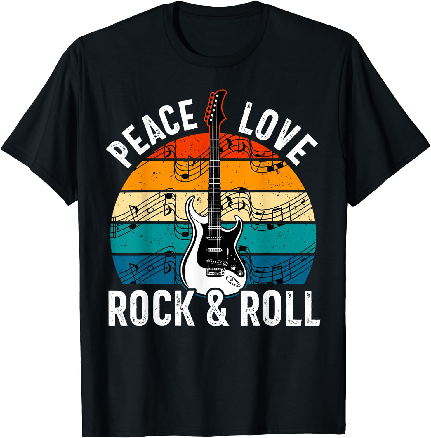 Rock & Roll, Rock Music, Rock Lover, Guitar Player, Rock T-Shirt ...