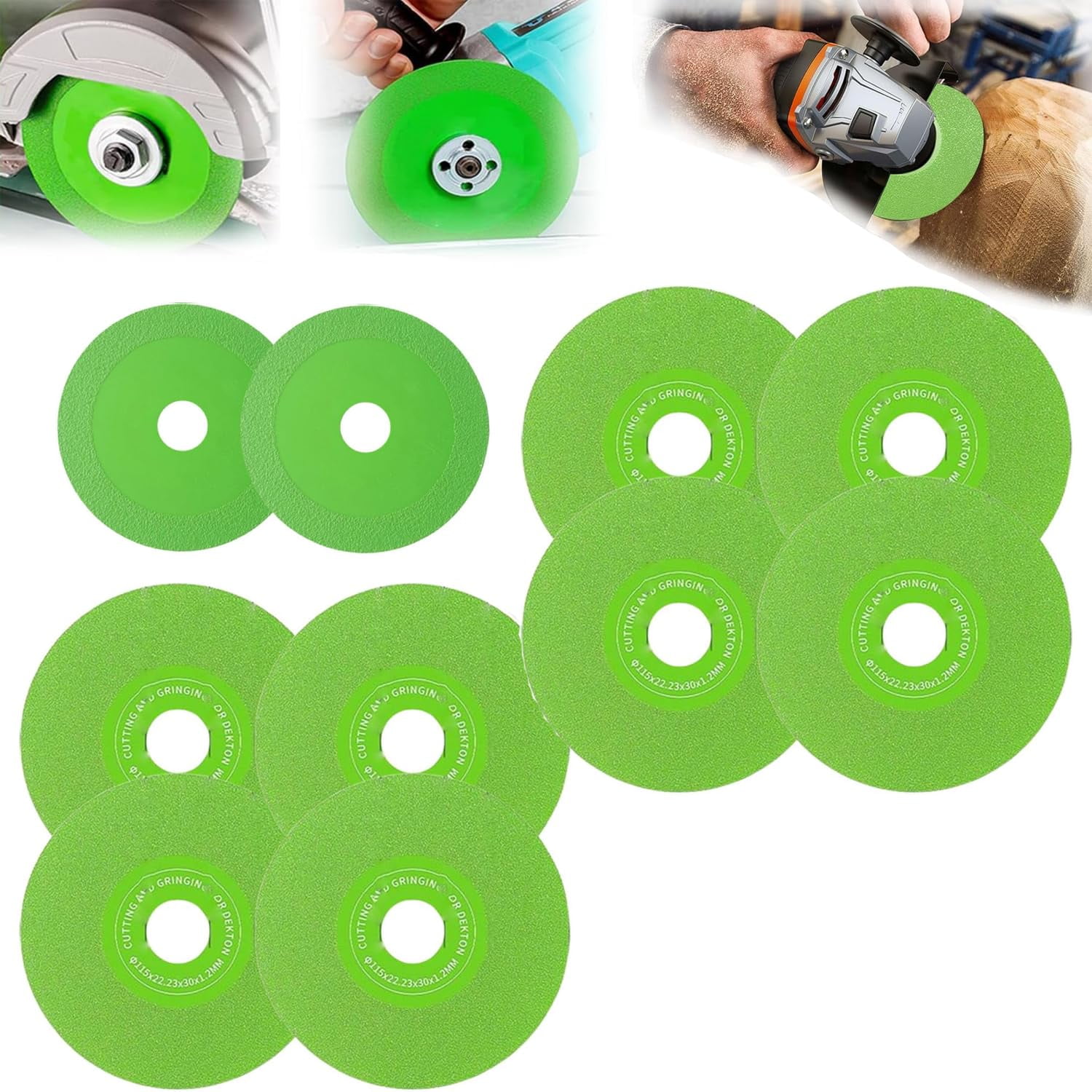 Rock Slab Grinding Disc, 3.93 Inch (100 Mm), Klyzor Glass Cutting Disc ...