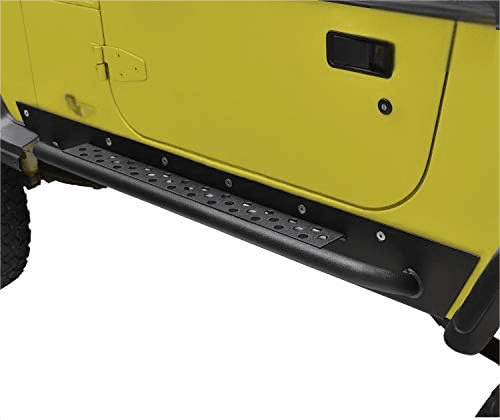 Rock Slider Guards Nerf Bar Side Steps Armor Running Boards Fit for 87 ...