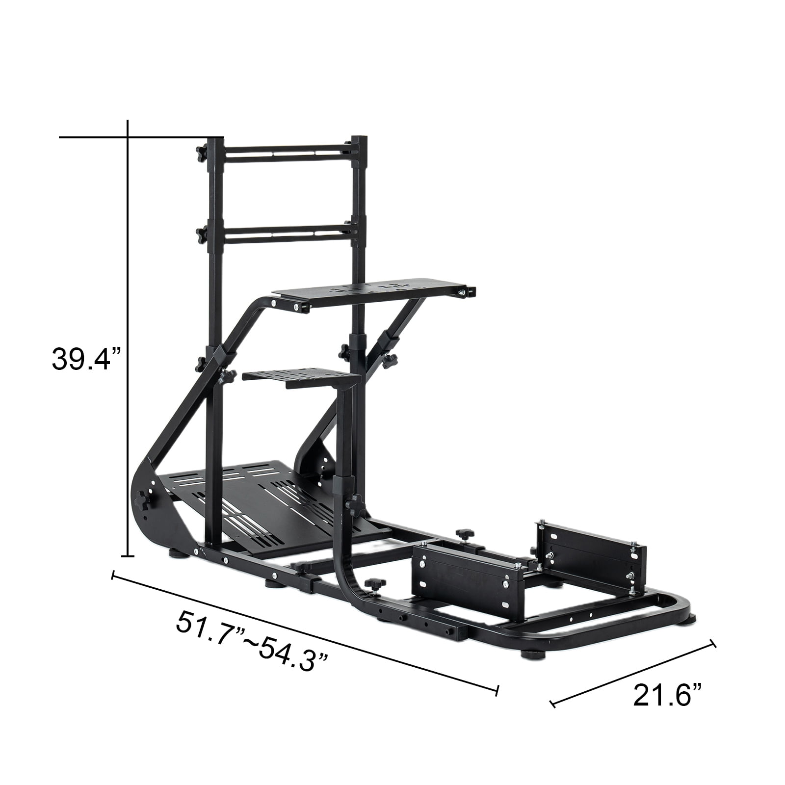 Rock-Solid Racing Cockpit for PC/PS5/Xbox: Heavy-Duty Steel Sim Seat ...