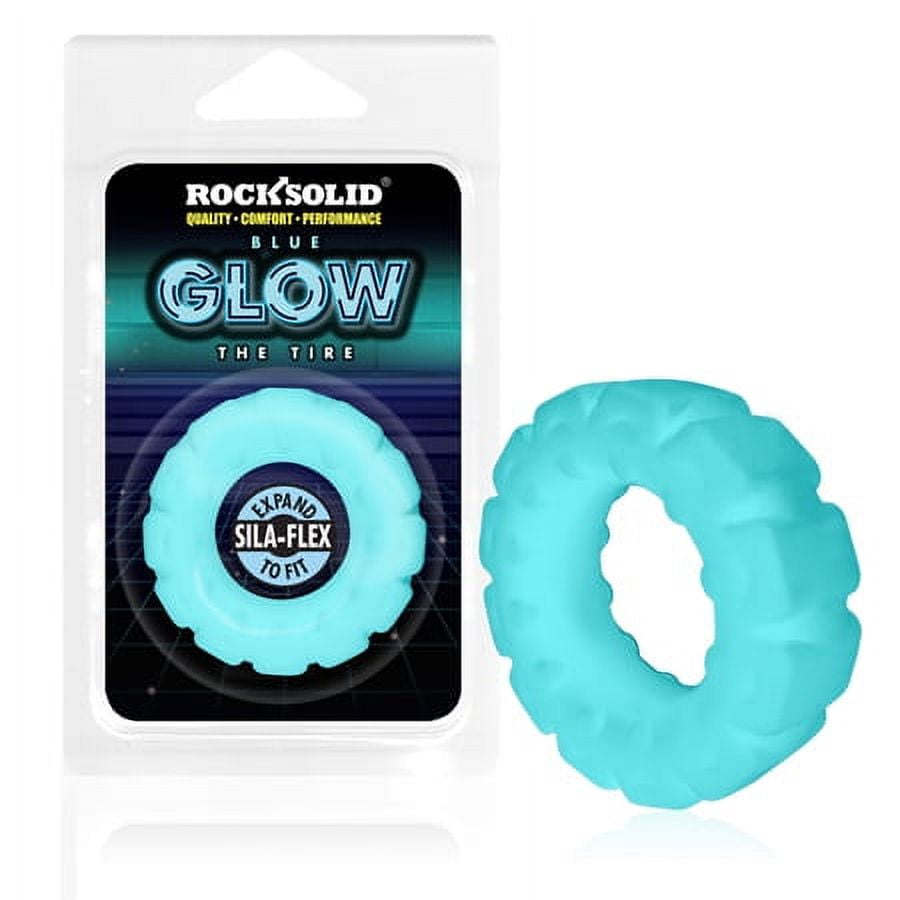 Rock Solid Sila-Flex Glow-in-the-Dark The Tire C-Ring Blue - Walmart.com