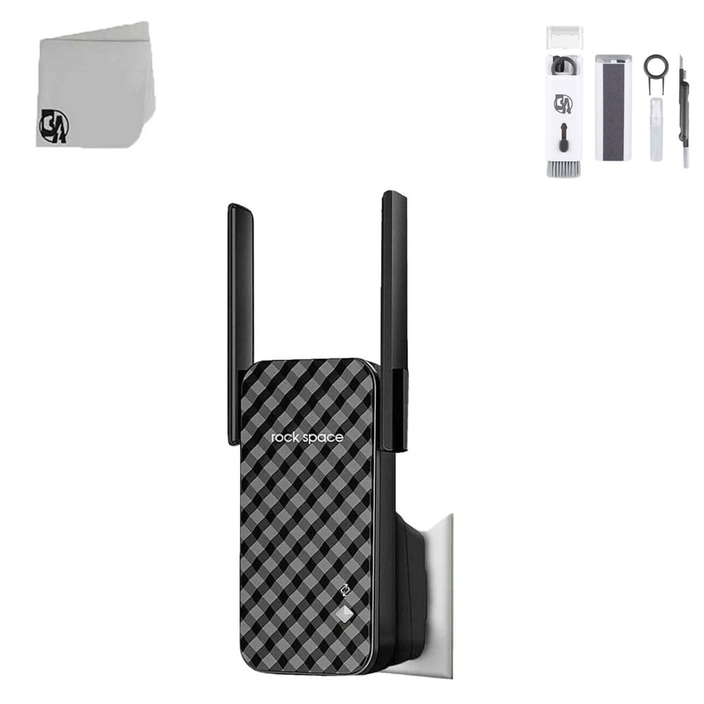 Rock Space N300 WiFi Range Extender Wireless Repeater, High Speed 2 ...
