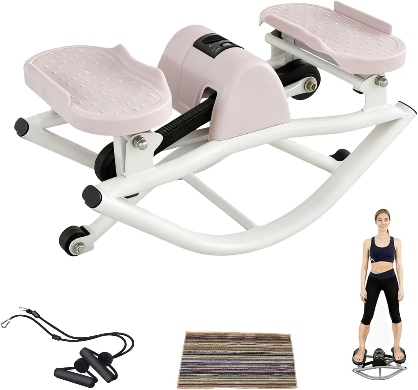 Rock Stepper Side to Side Fitness Stepper, Lateral Rocking Home Workout ...