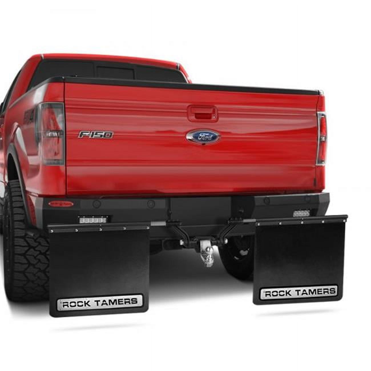 Rock Tamers 2 in. Hub Mud Flap System with Stainless Steel Trim Plates ...