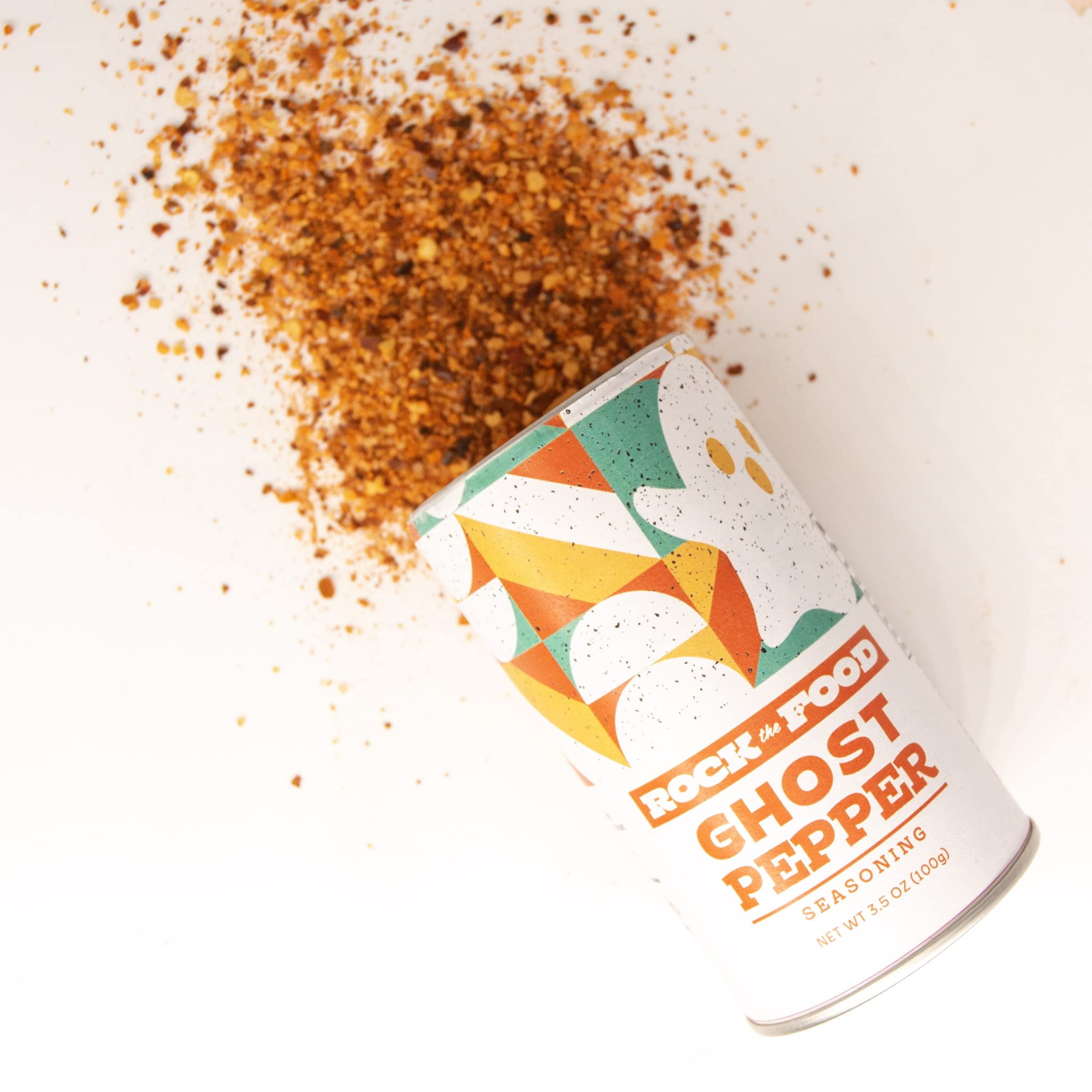 Rock The Food Seasoning Shaker Ghost Pepper 3.5 oz (Pack Of 6 ...