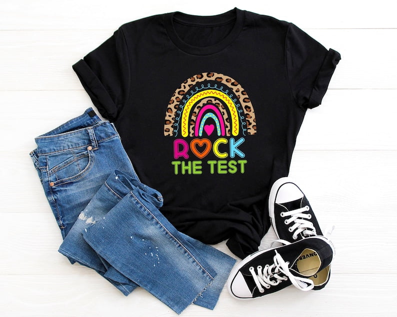Rock The Test Shirt, Teacher Team Shirt, State Testing Shirt, Testing ...