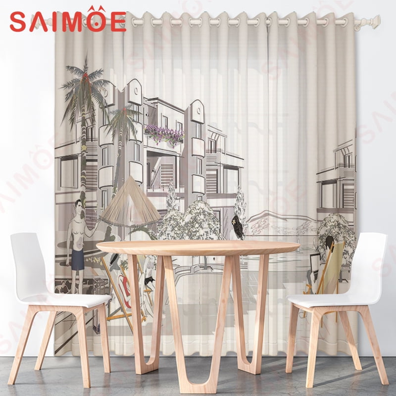 Rock Trendy Music Note Door Curtains Doorway Closet Noren for Teens Man ...