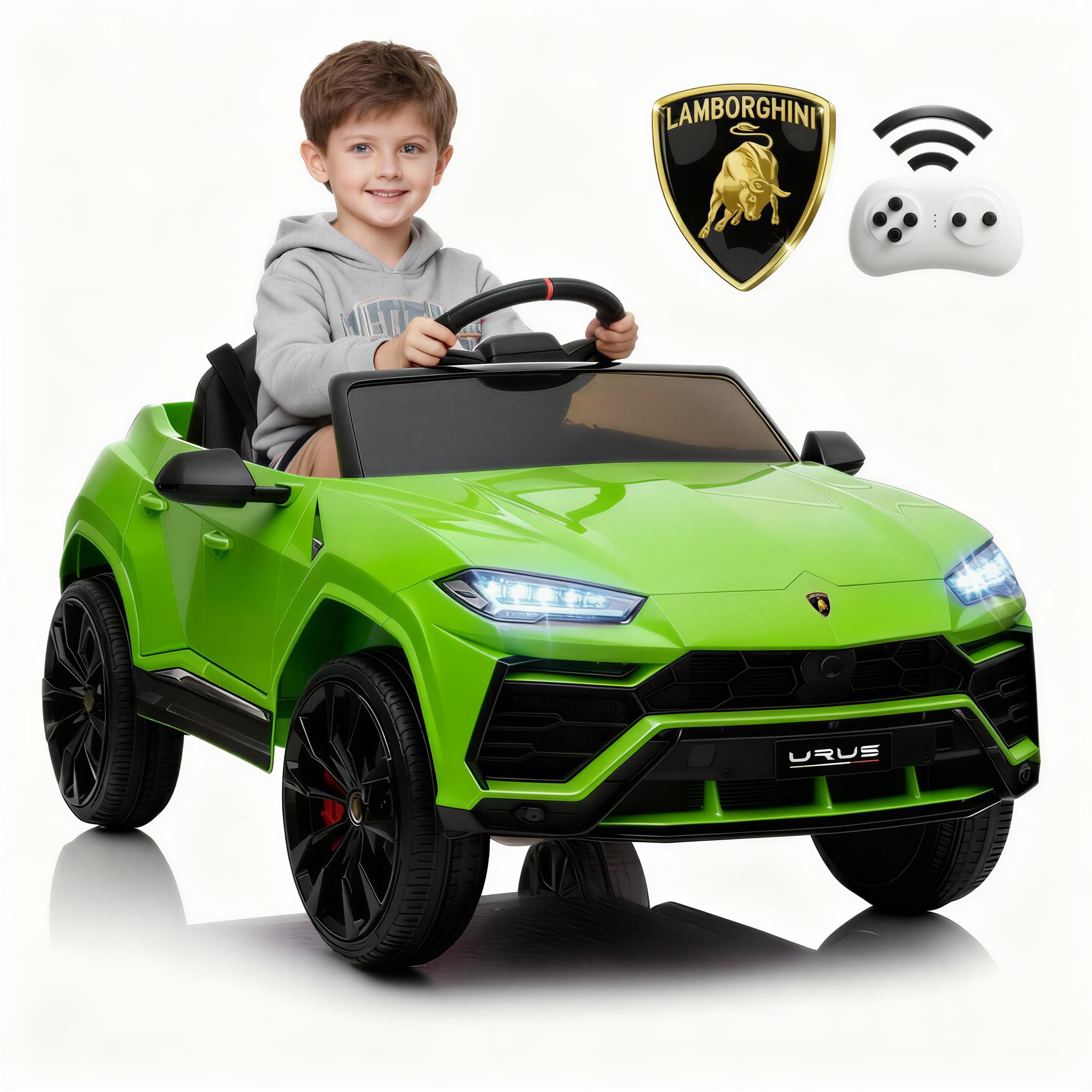 Rock Wheels Licensed Lamborghini URUS Ride On Truck Car Toy, 12V ...