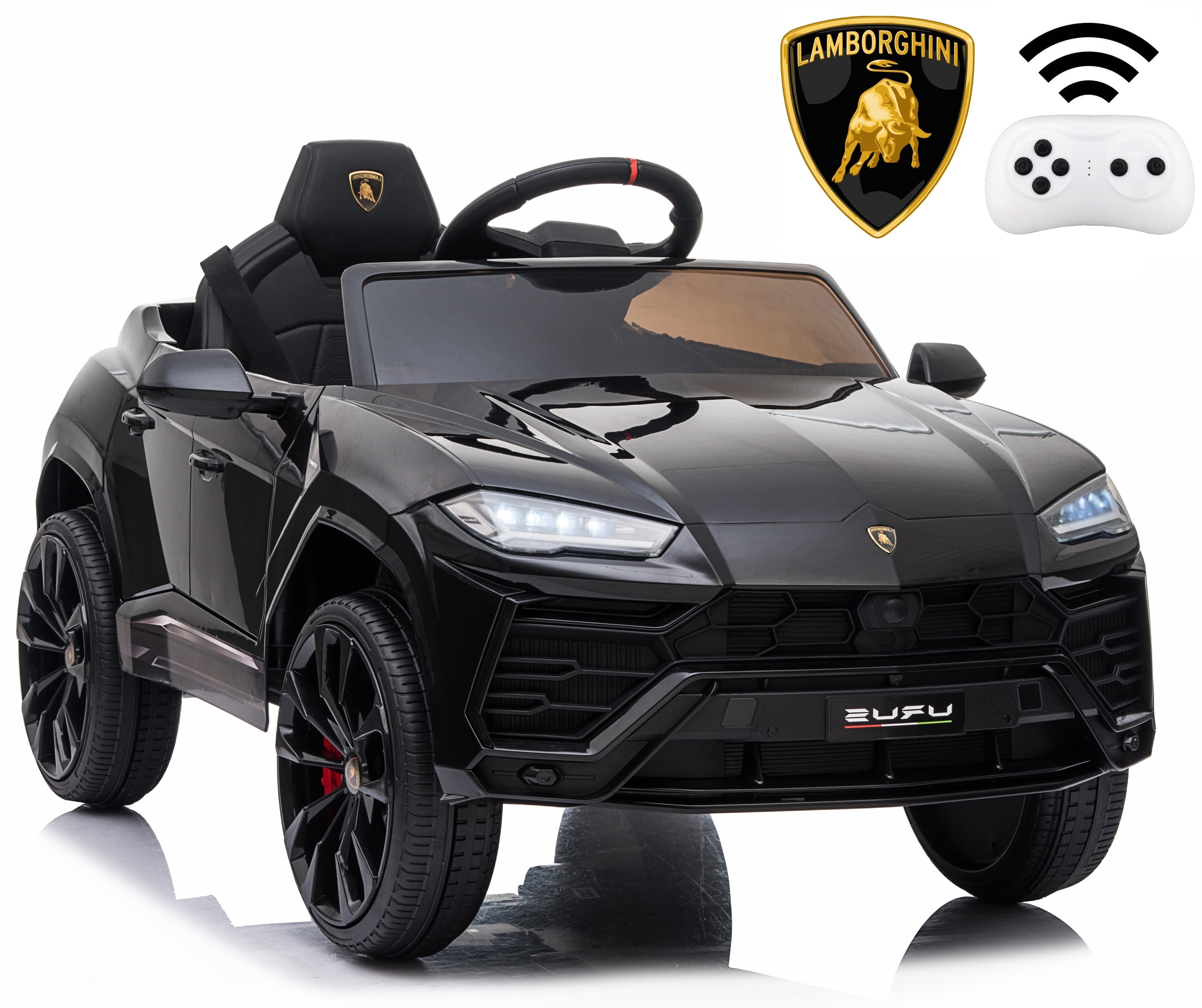 Rock Wheels Licensed Lamborghini Urus 12V Ride On Car Toy with LED ...