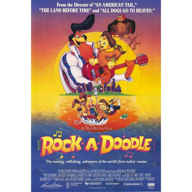 Rock-a-Doodle - movie POSTER (Style B) (11" x 17") (1992) - Walmart Business Supplies