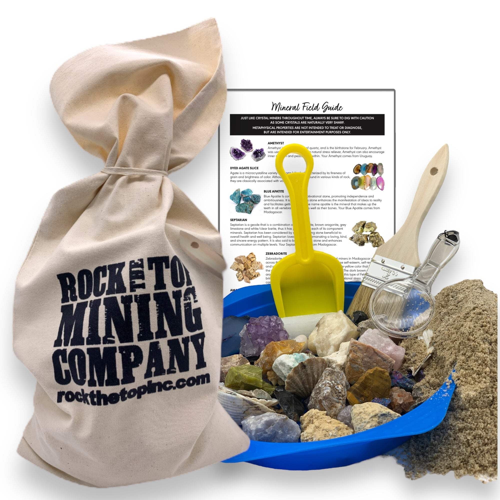 Rock and Crystal Mystery Miner's Box by Rock the Top Inc. - Walmart.com