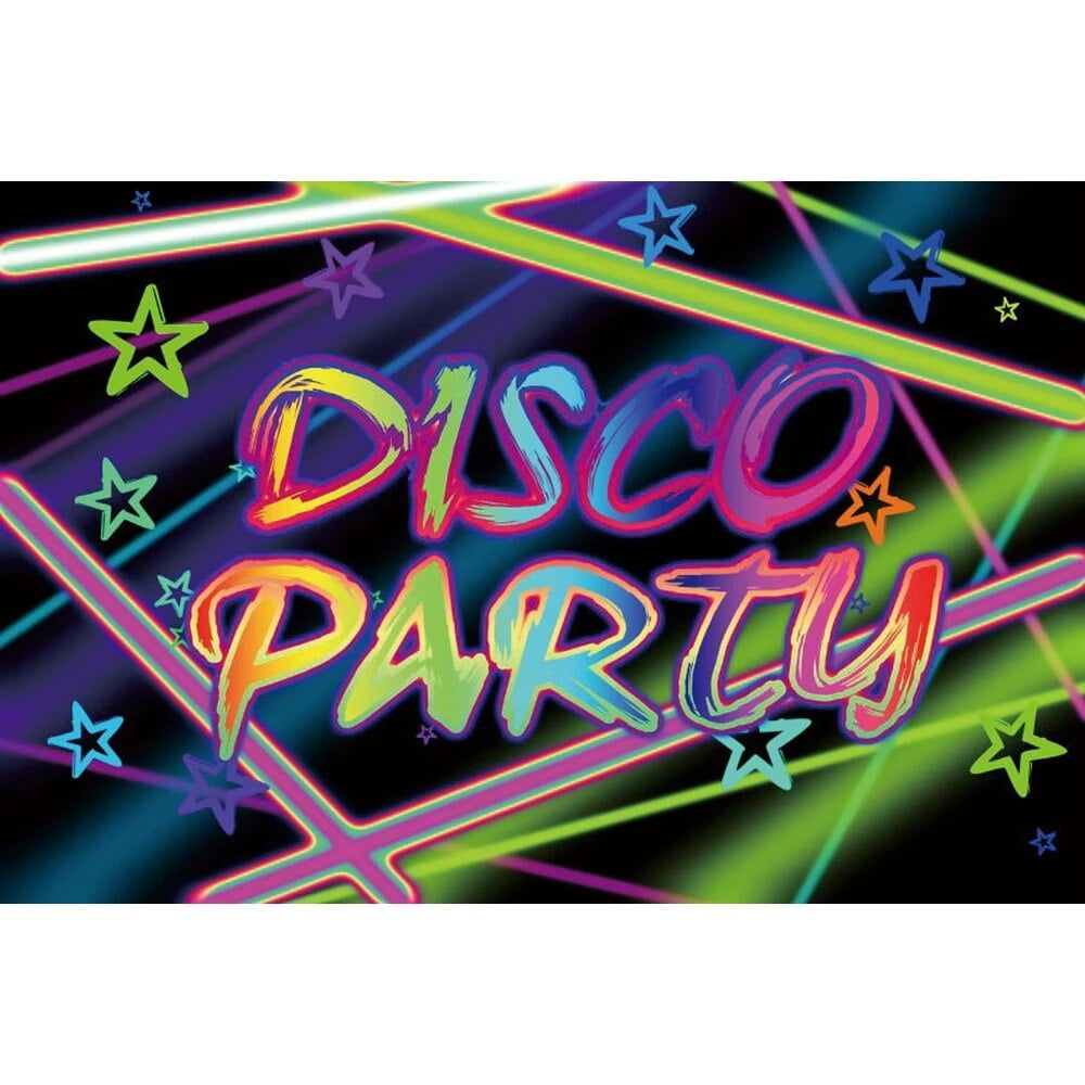 Rock and Roll Party Disco Theme Retro Style Photo Backdrop Birthday ...