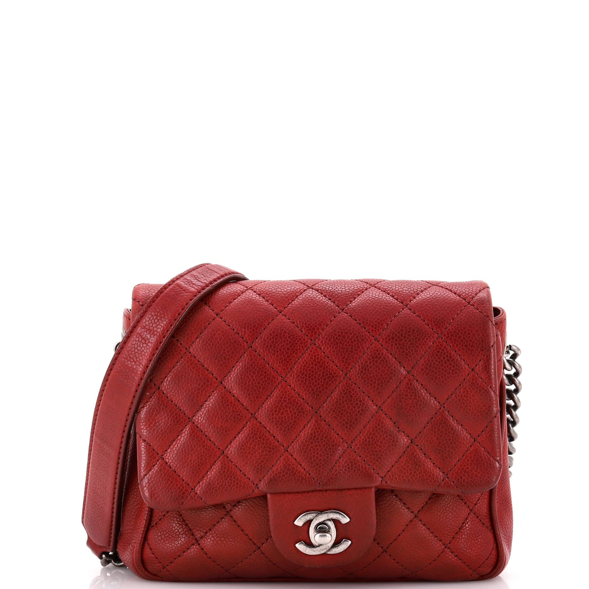 Pre-Owned Rock in Rome Flap Bag Quilted Caviar Small by Rebag - Walmart.com