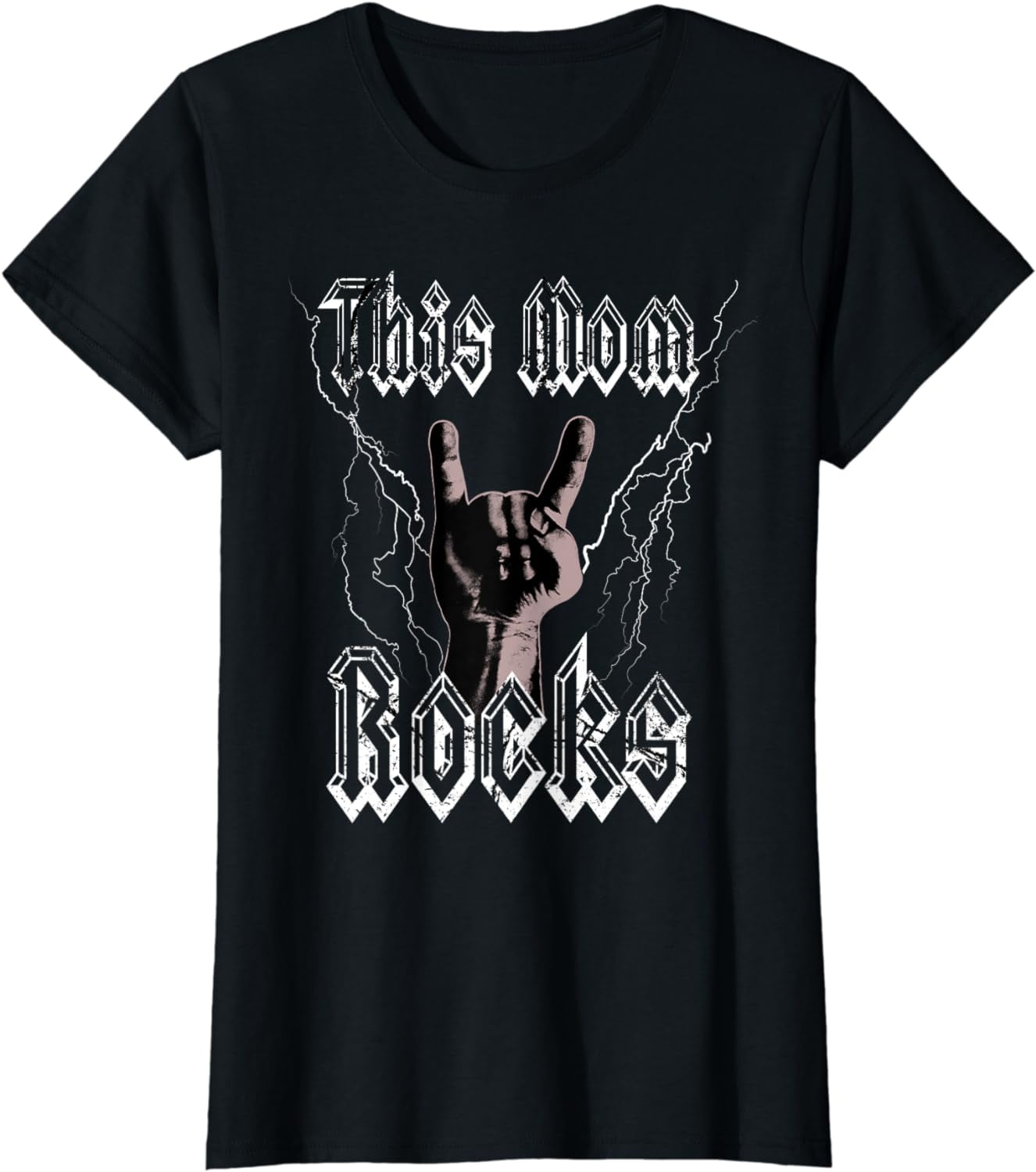 Rock n Roll Mama This Mom Rocks Rock Music and Festival T-Shirt ...